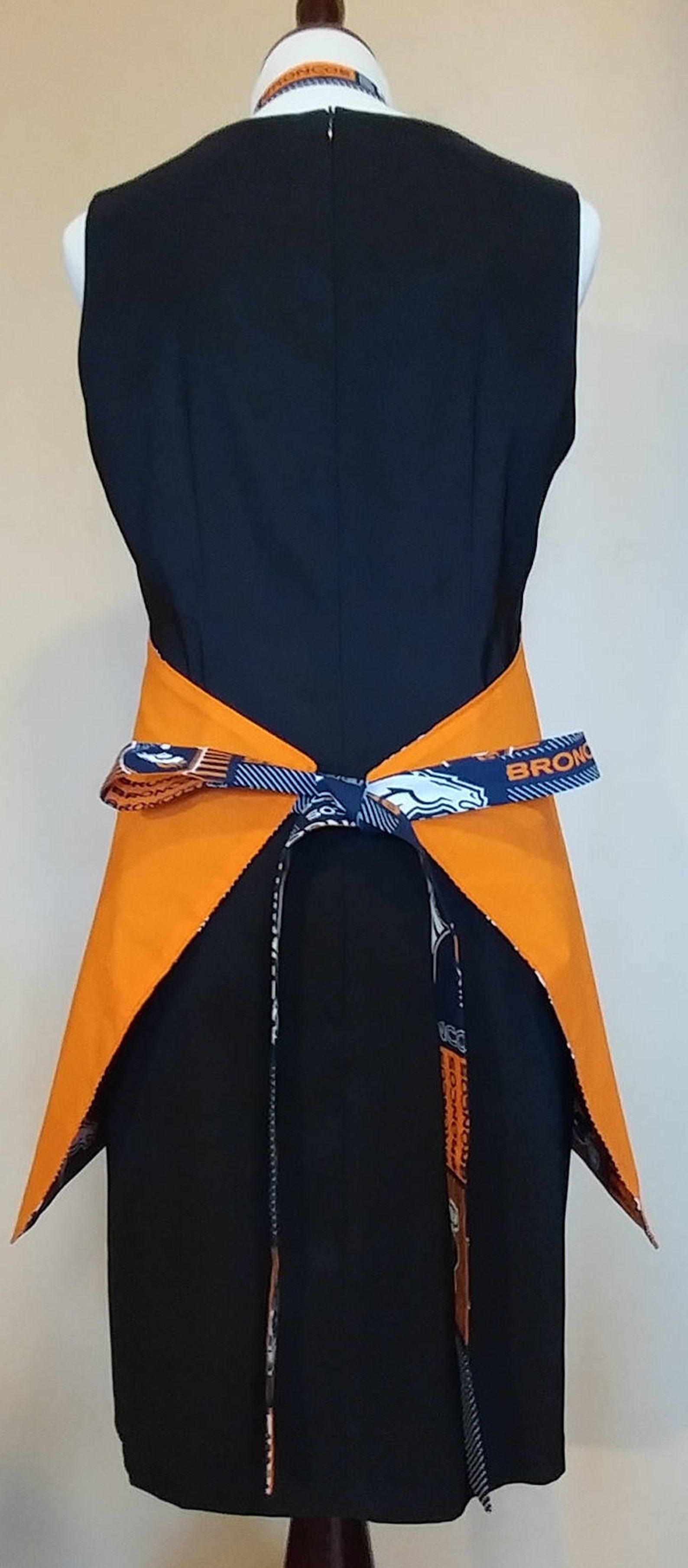 Sports NFL Reversible Full Apron, Broncosteam Logo, Unisex Aprons, BBQ ...