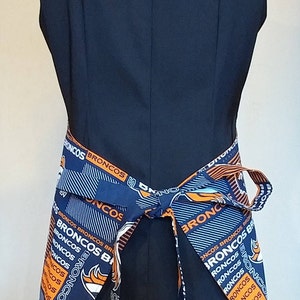 Sports NFL Reversible Full Apron, Broncosteam Logo, Unisex Aprons, BBQ ...
