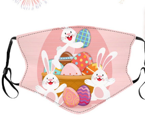 Easter Face Masks Adults 9 Fun Designs | Etsy