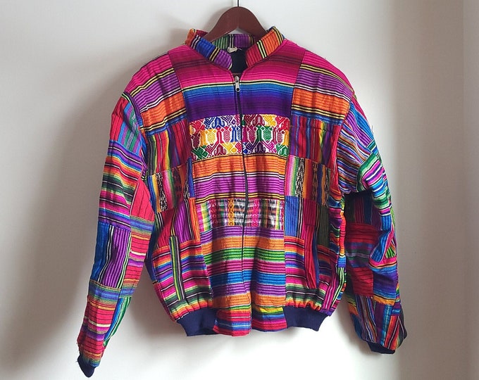 Vintage Vibrant Seminole Aztec Style Jacket / S to M / Boho Rave - Etsy