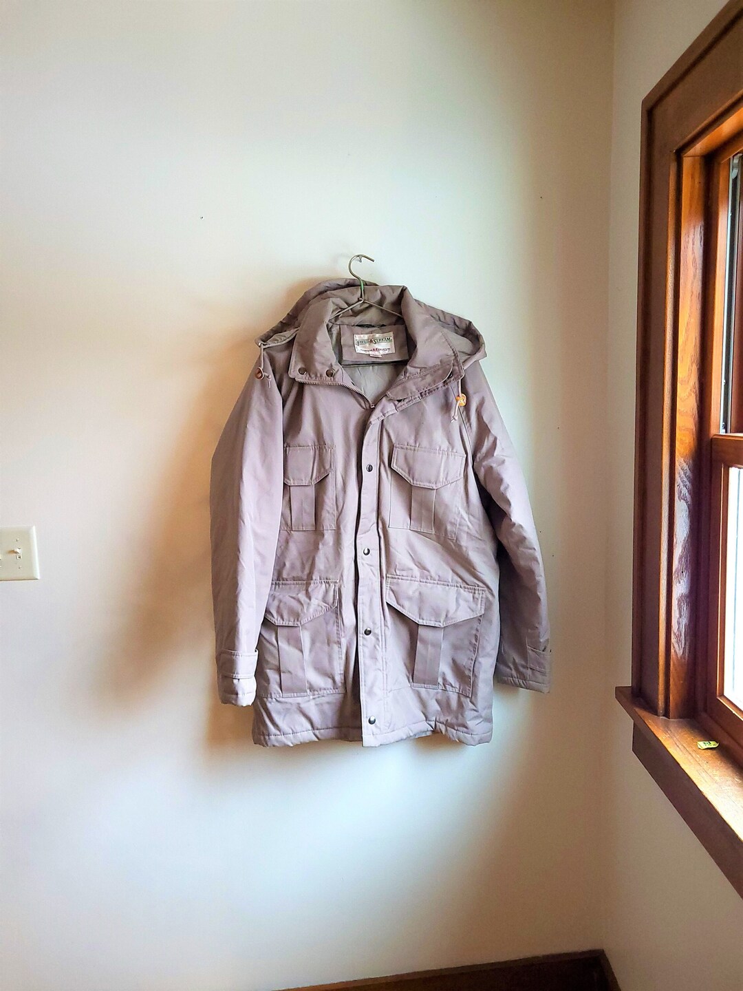 Vintage Field and Stream Insulated Quilted Parka Jacket Coat / Long ...