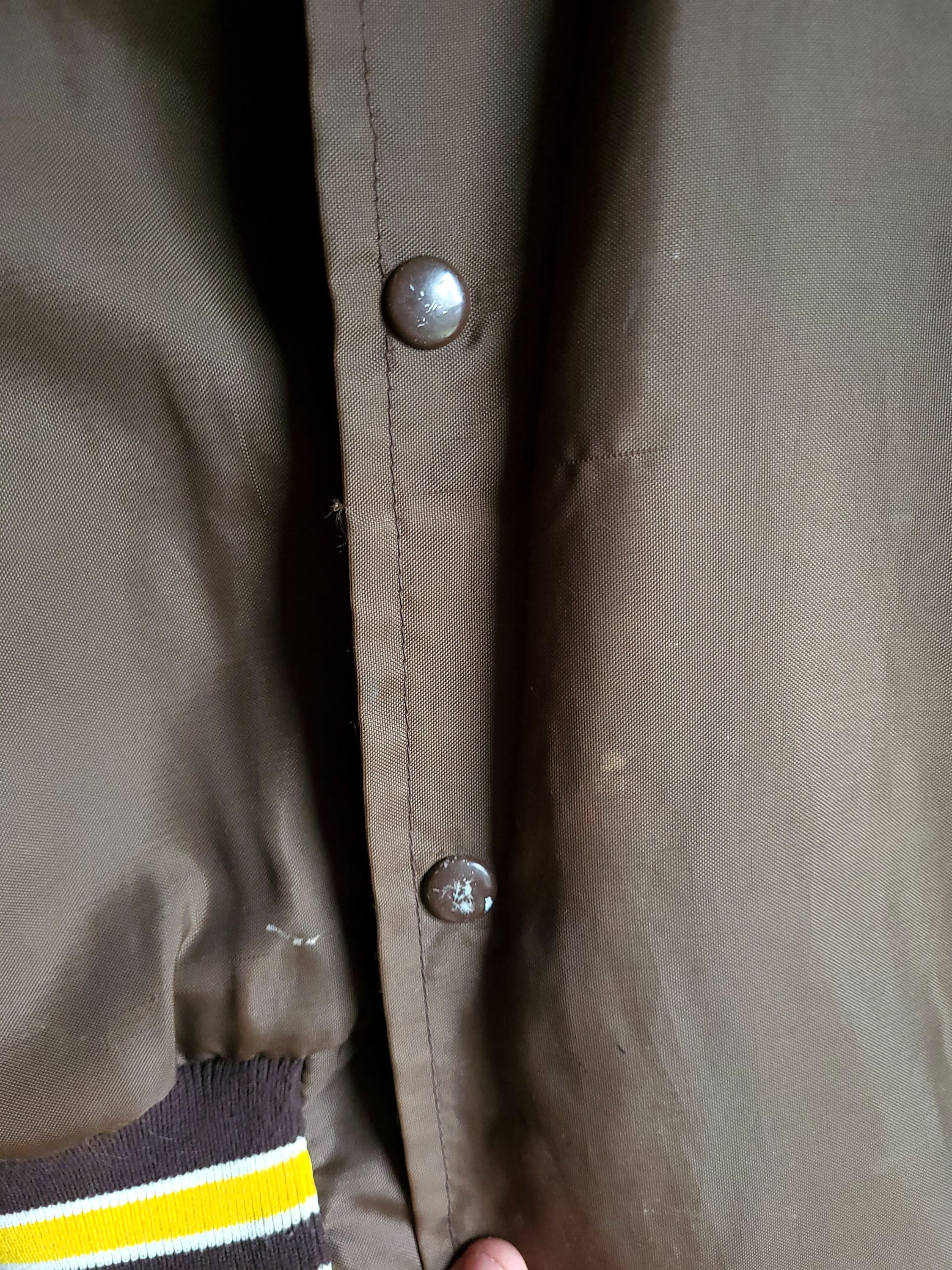 Vintage 1970's Chevy Chevrolet Bomber Nylon Jacket / L / Racing ...