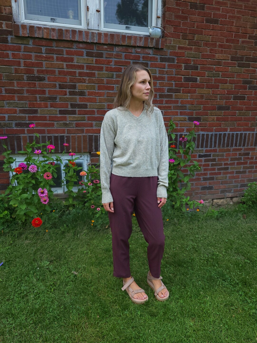 Vintage 1970's Lord Jeff Hampshire Wool Blend V-neck Sweater / Women's ...