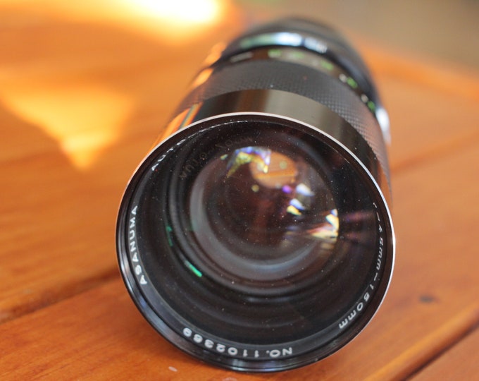 Vintage Asanuma Auto Zoom 45-150mm 1:3.5 Camera Lens / Vintage / C/FD ...