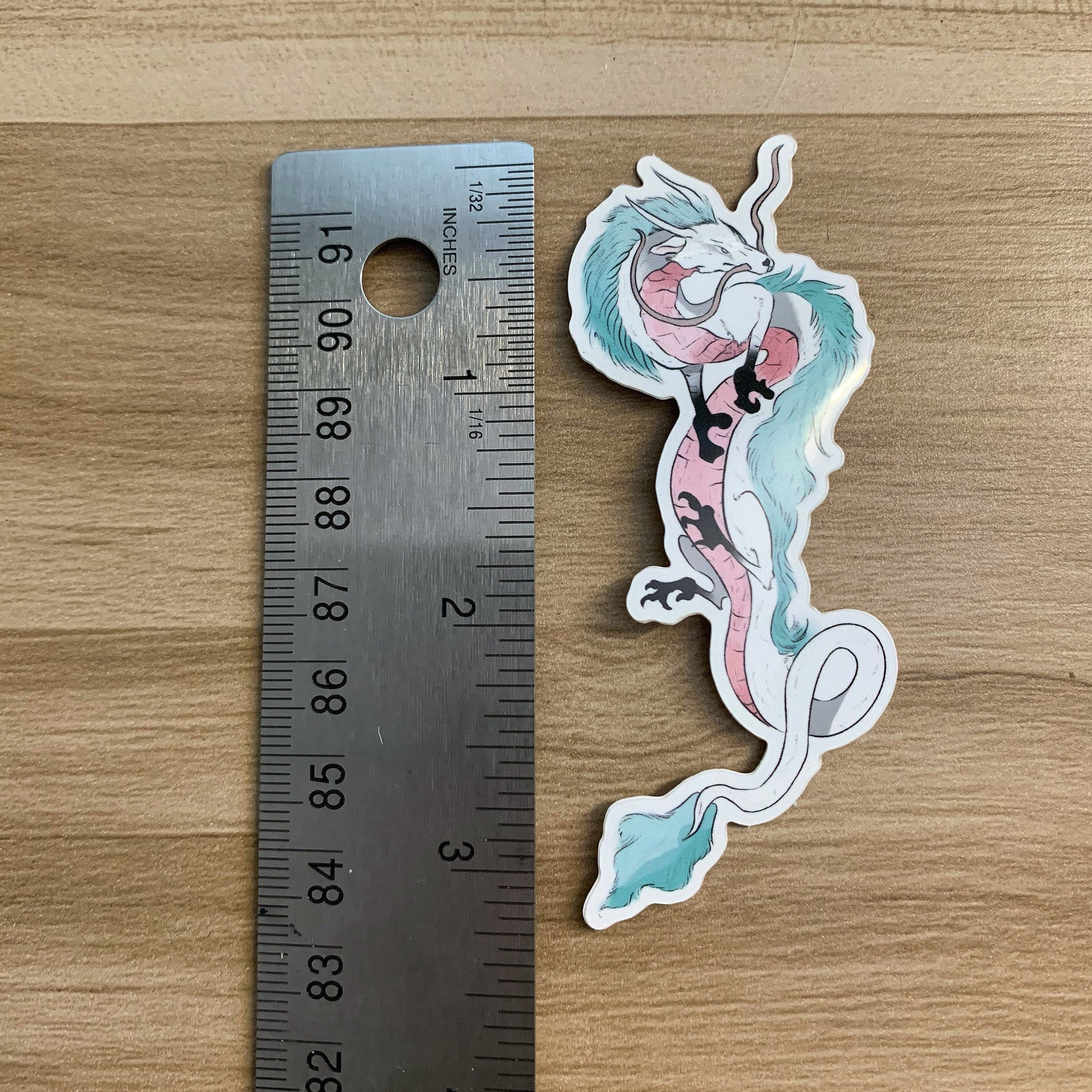 Haku Anime Sticker Studio Ghibli Stationery Glossy Sticker | Etsy