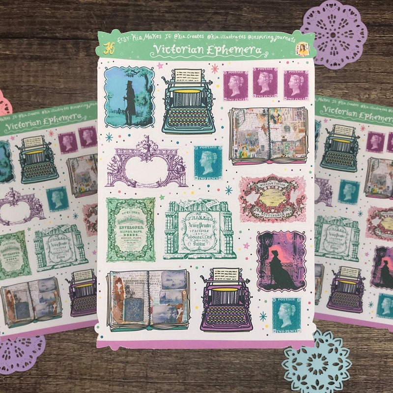 Victorian Ephemera - Etsy