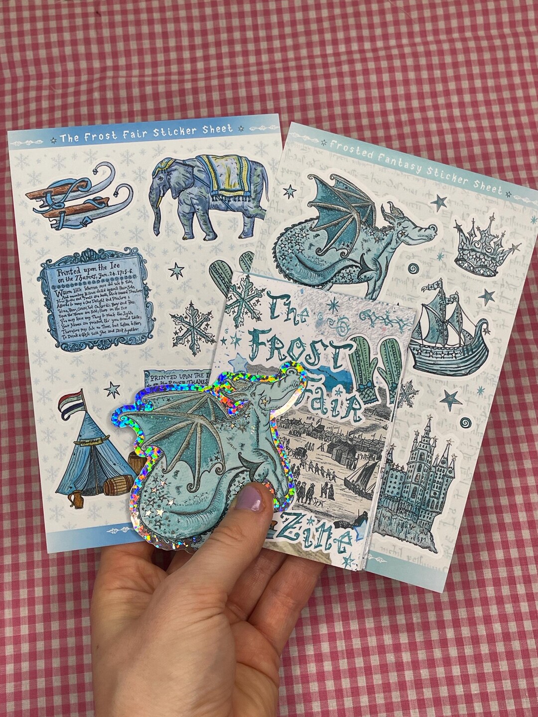 Frosted Fantasy Creative Club Kit - Winter Sticker Sheets, Frost Fair ...