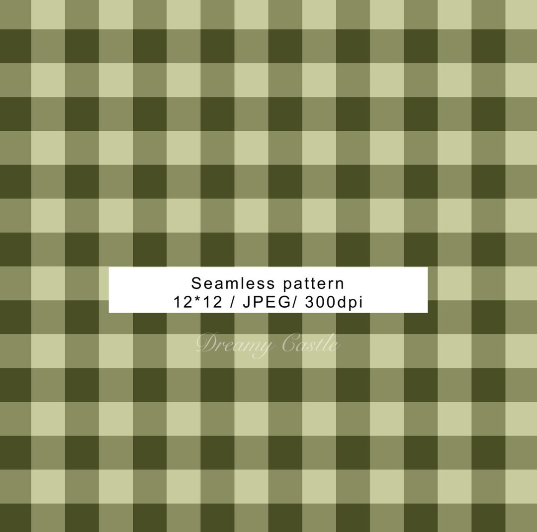 Sage Green Plaid Seamless Pattern, Green Gingham Digital Paper,earthy ...