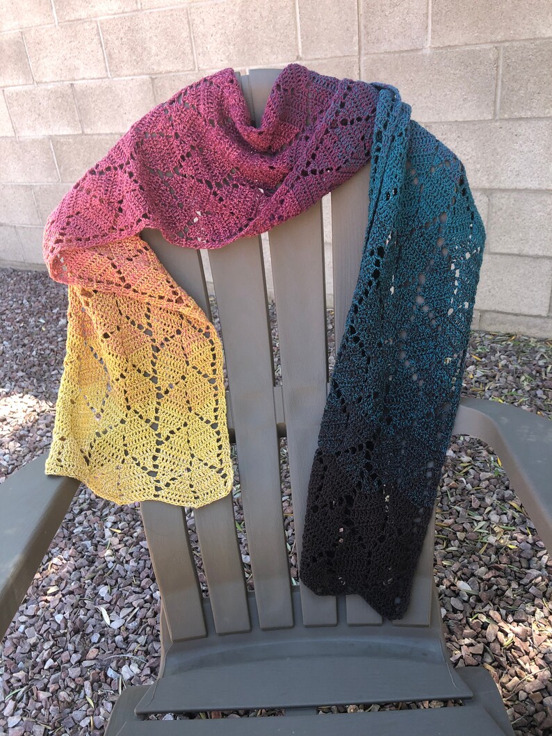 Liula Crocheted Scarf - Etsy