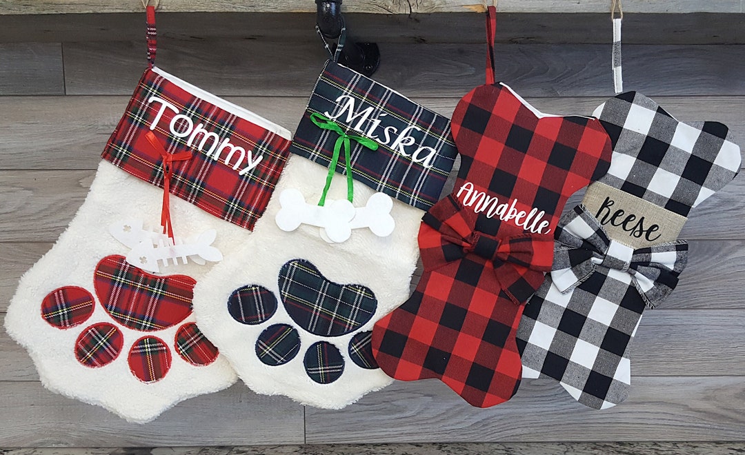 Personalized Pet Stockings, Custom Dog Stocking, Cat Stocking ...