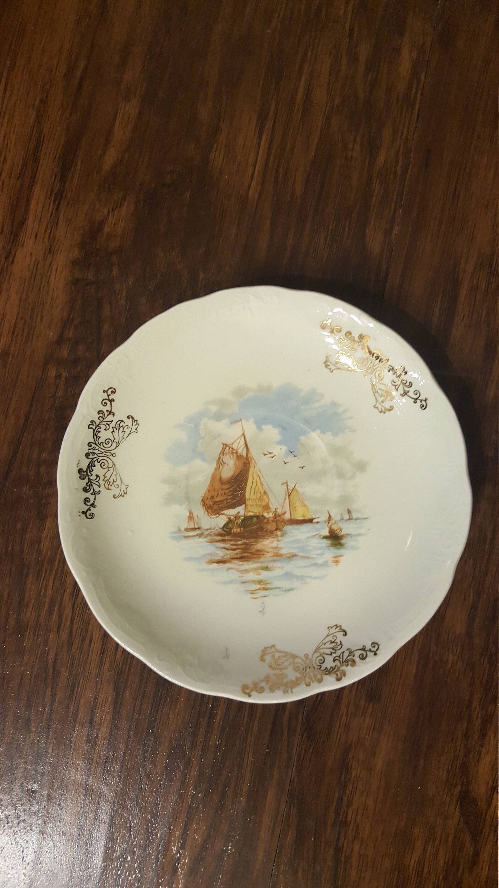 Antique Sevres China Co of East Liverpool Ohio Sailboat - Etsy