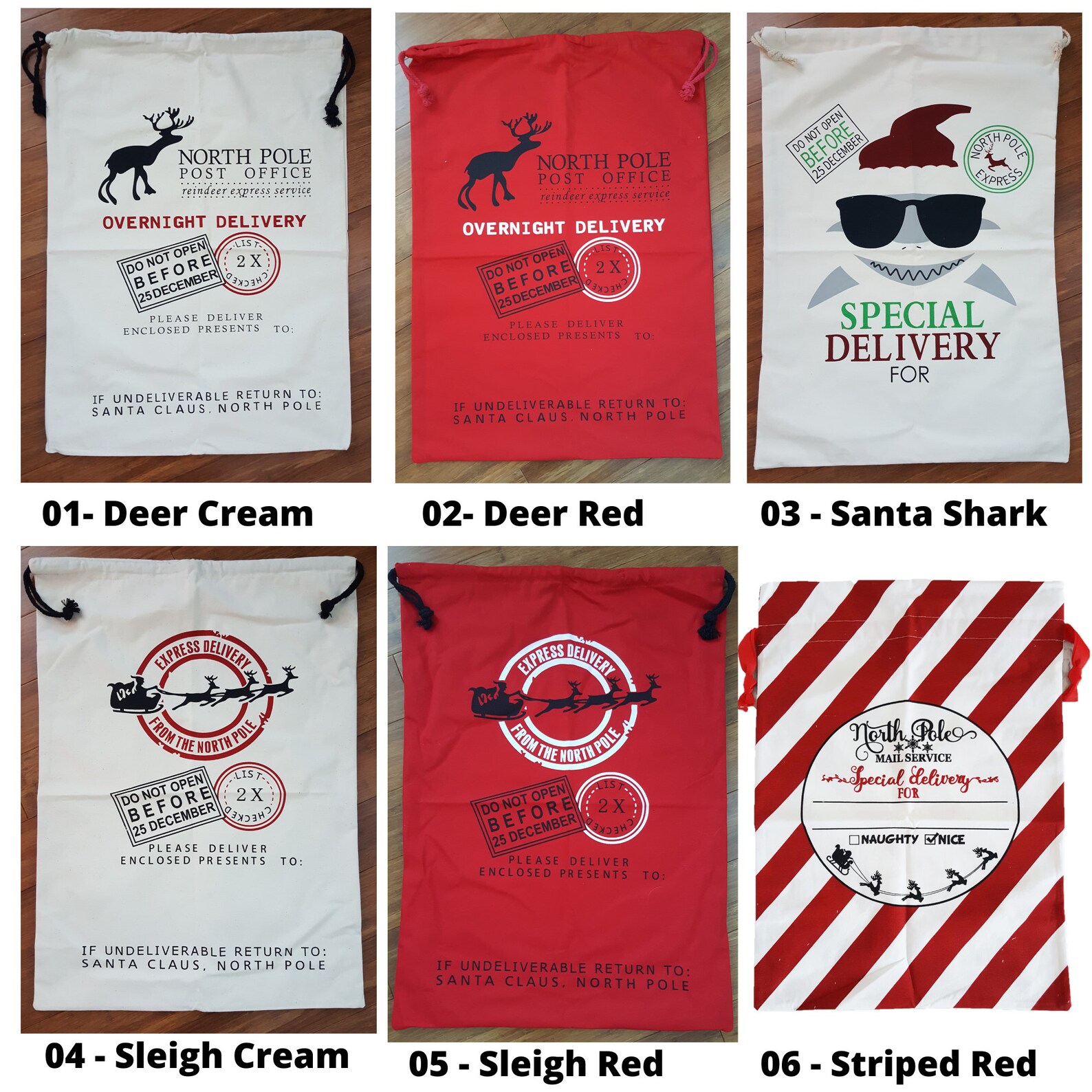 Santa Sacks, Santa Sack Christmas Gift Christmas Decoration ...