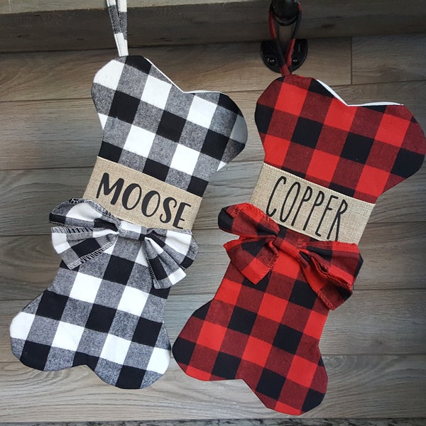 Burlap Dog Stocking - Etsy