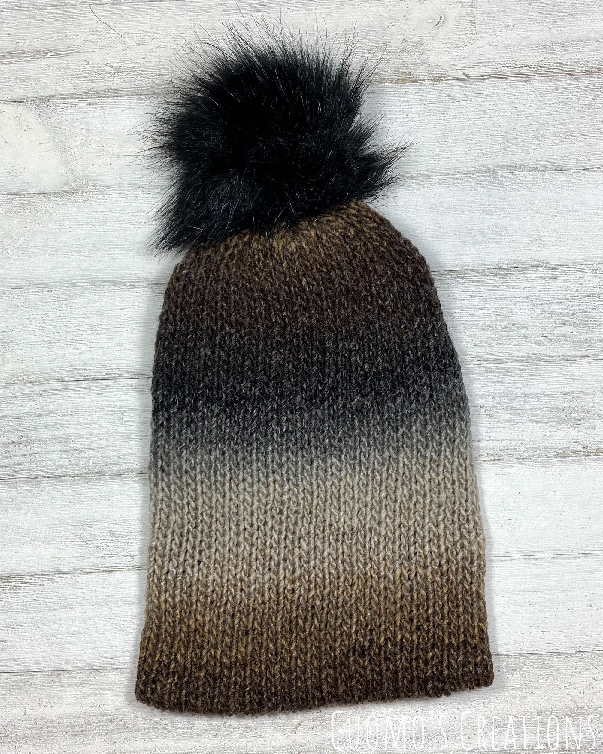 Knitted Beanie, Ferris Wheel Knitted Beanie, Knitted Hat, Knit Beanie ...