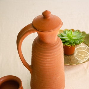 Handmade Terracotta Pitcher Terra-cotta Pitcher Water Jug - Etsy