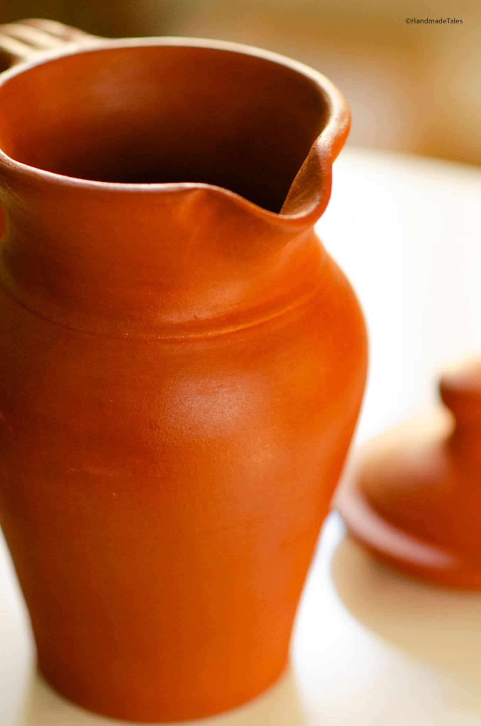 Handmade Terracotta Pitcher, Terra-cotta Pitcher, Water Jug, Clay Jug ...