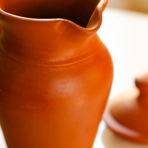 Handmade Terracotta Pitcher, Terra-cotta Pitcher, Water Jug, Clay Jug ...
