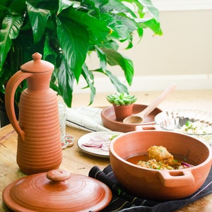 Handmade Terracotta Cookware, Earthen Cookware, Biryani Pot, Clay Curry ...
