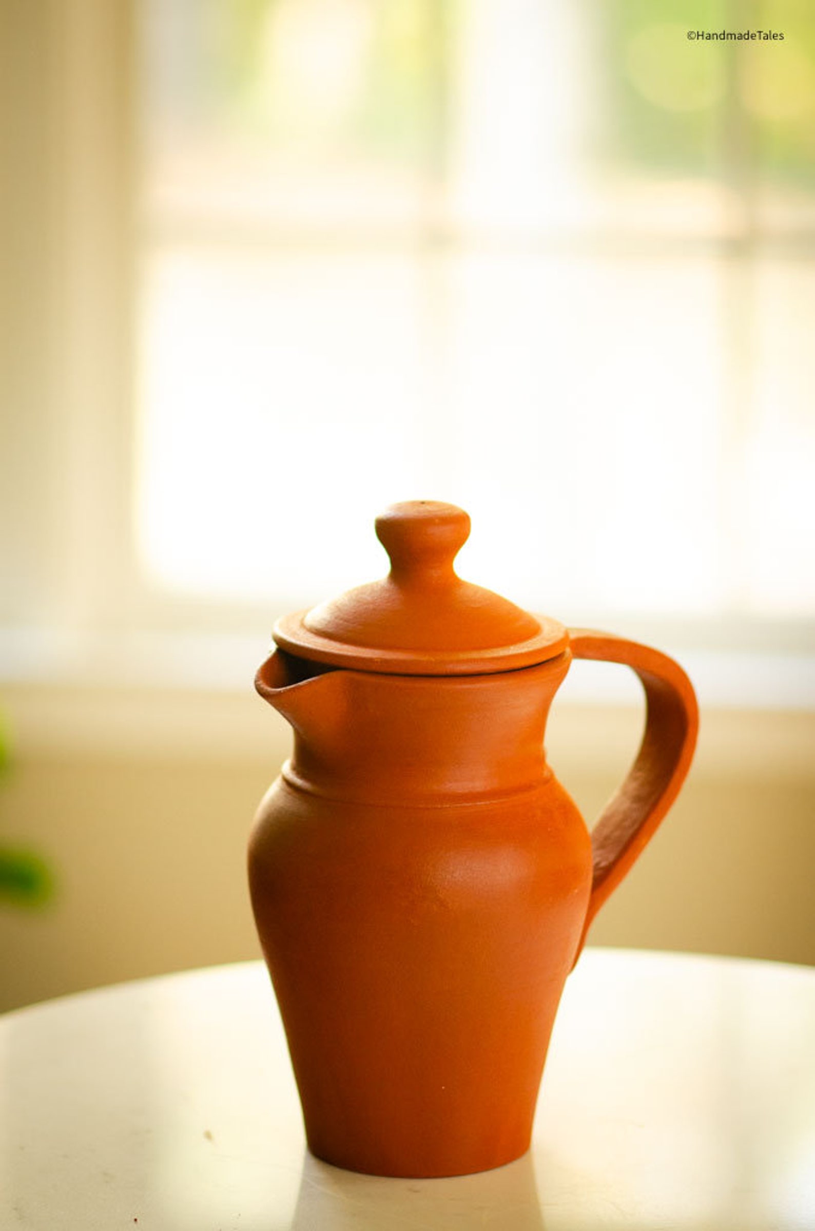 Handmade Terracotta Pitcher, Terra-cotta Pitcher, Water Jug, Clay Jug ...