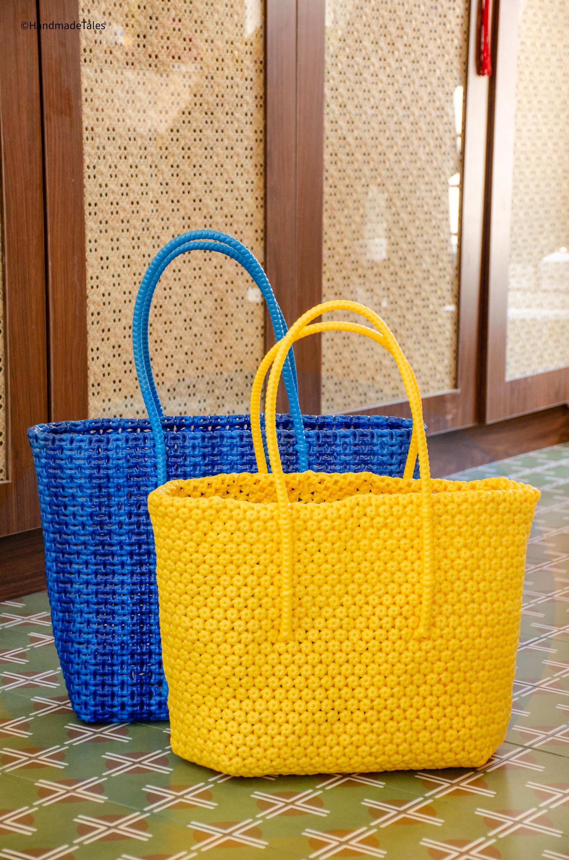 Samandhi - Large, Reusable Tote - Market Basket, Beach Bag, Picnic ...