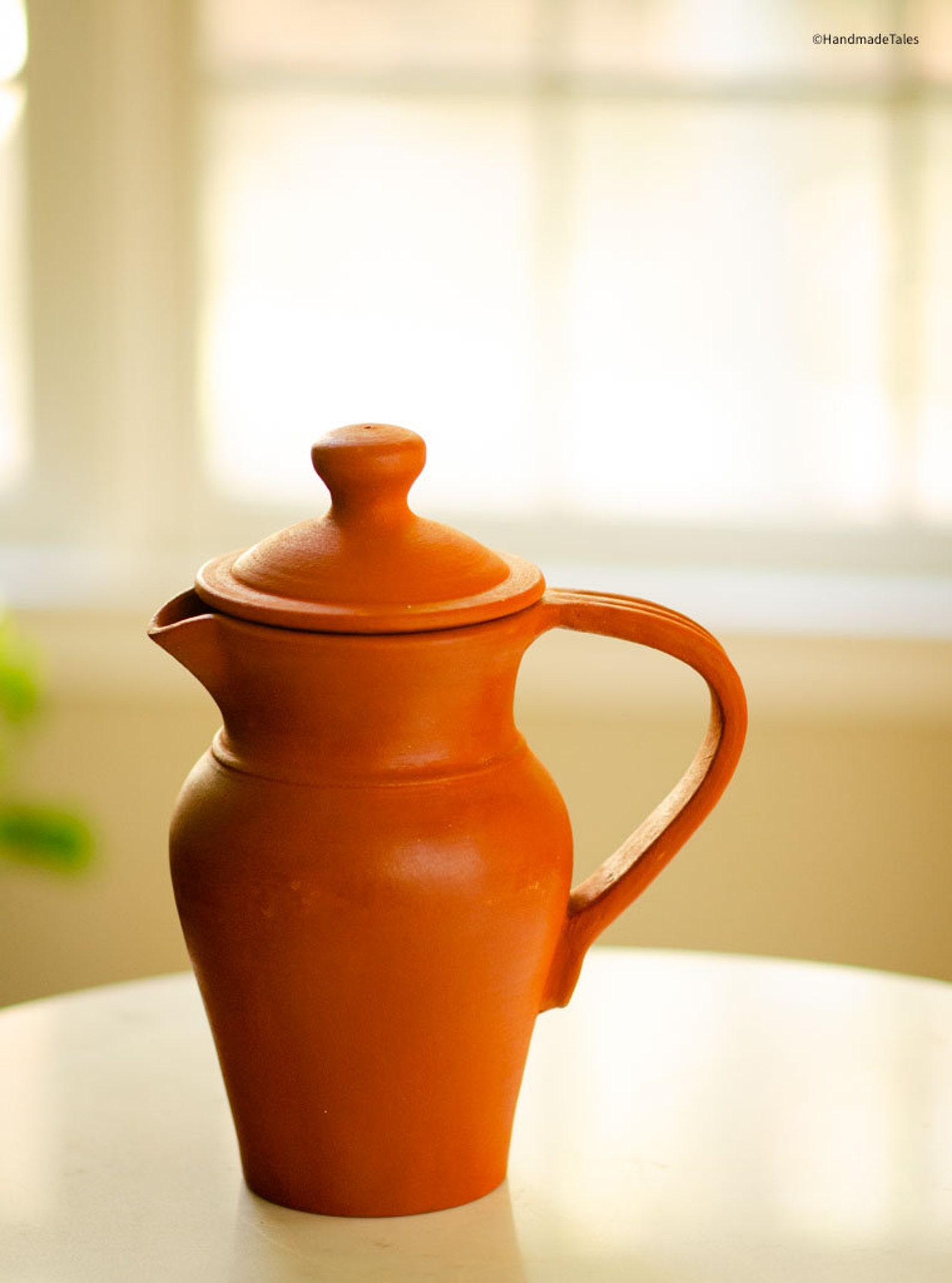Handmade Terracotta Pitcher, Terra-cotta Pitcher, Water Jug, Clay Jug ...