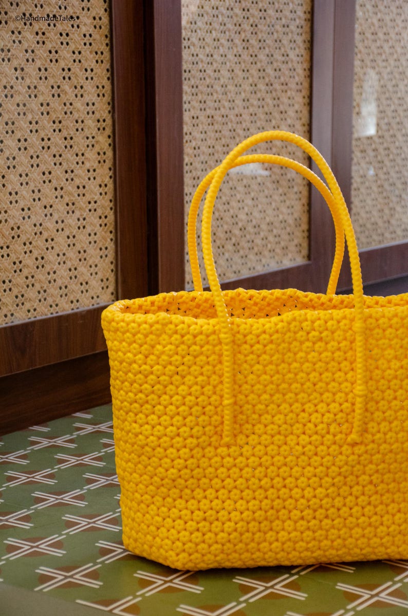 Samandhi - Large, Reusable Tote - Market Basket, Beach Bag, Picnic ...