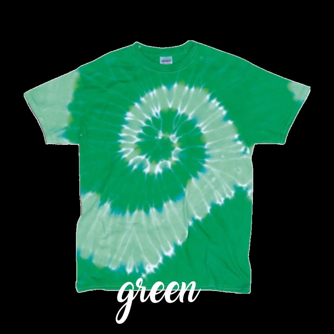 Green Tie Dye T-shirt Mens & Womens - Etsy