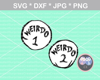 Weirdo 1 weirdo 2 | Etsy