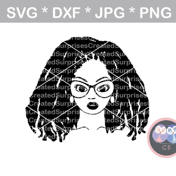 Locs Silhouette - Etsy