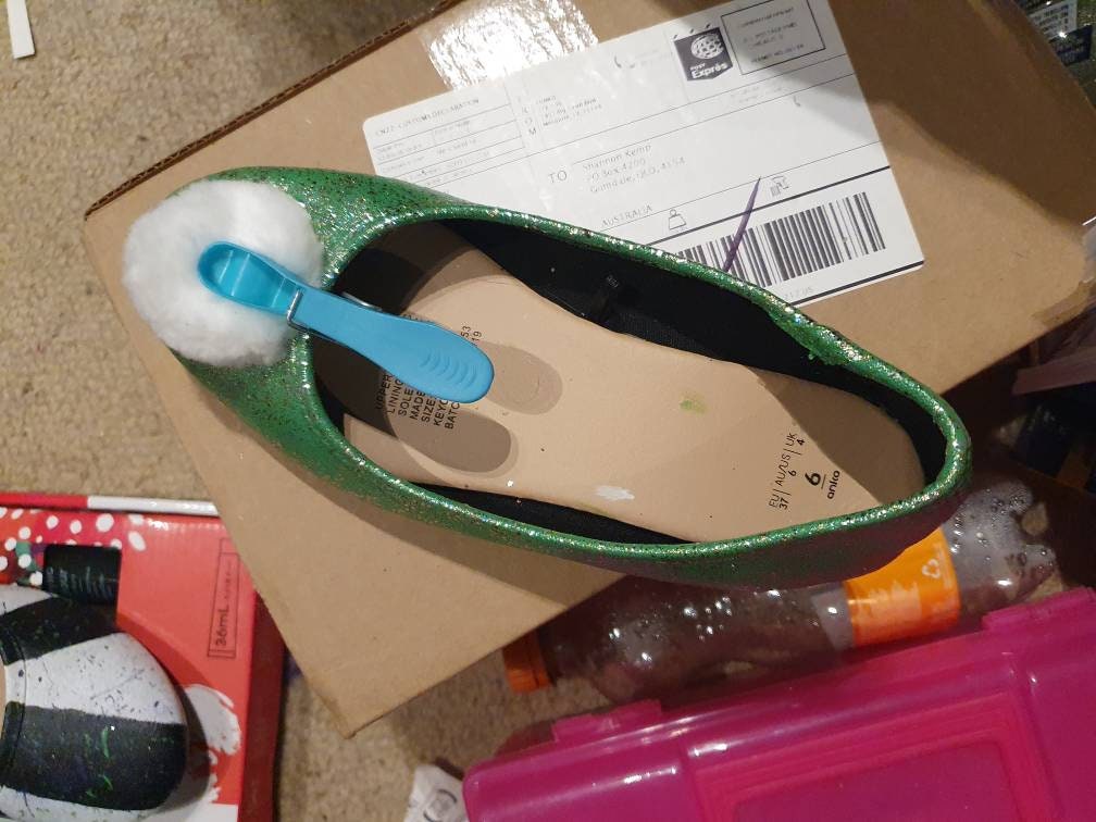 Tinkerbell Inspired Ballet Flats - Etsy