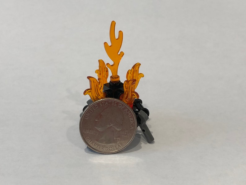 Mini campfire set new authentic Legos for minifigs | Etsy