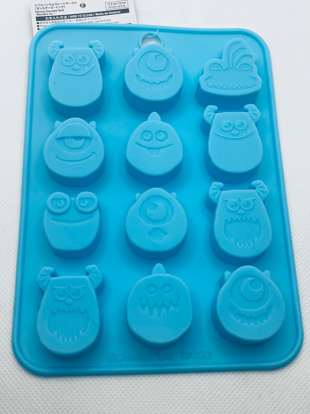 Monster's Inc. Silicone Mold for Chocolate, Candy, Soap, Ice Cub Tray ...