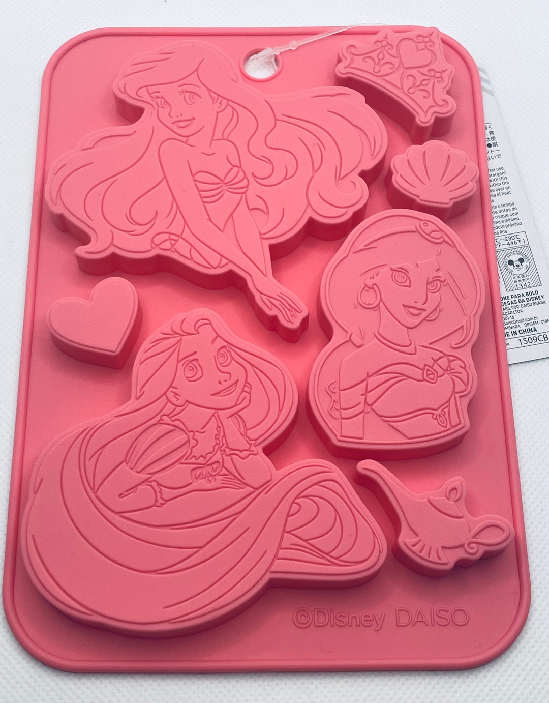 Disney Princess Mold for Chocolate, Candy, Soap, Ice Cub Tray Ariel ...
