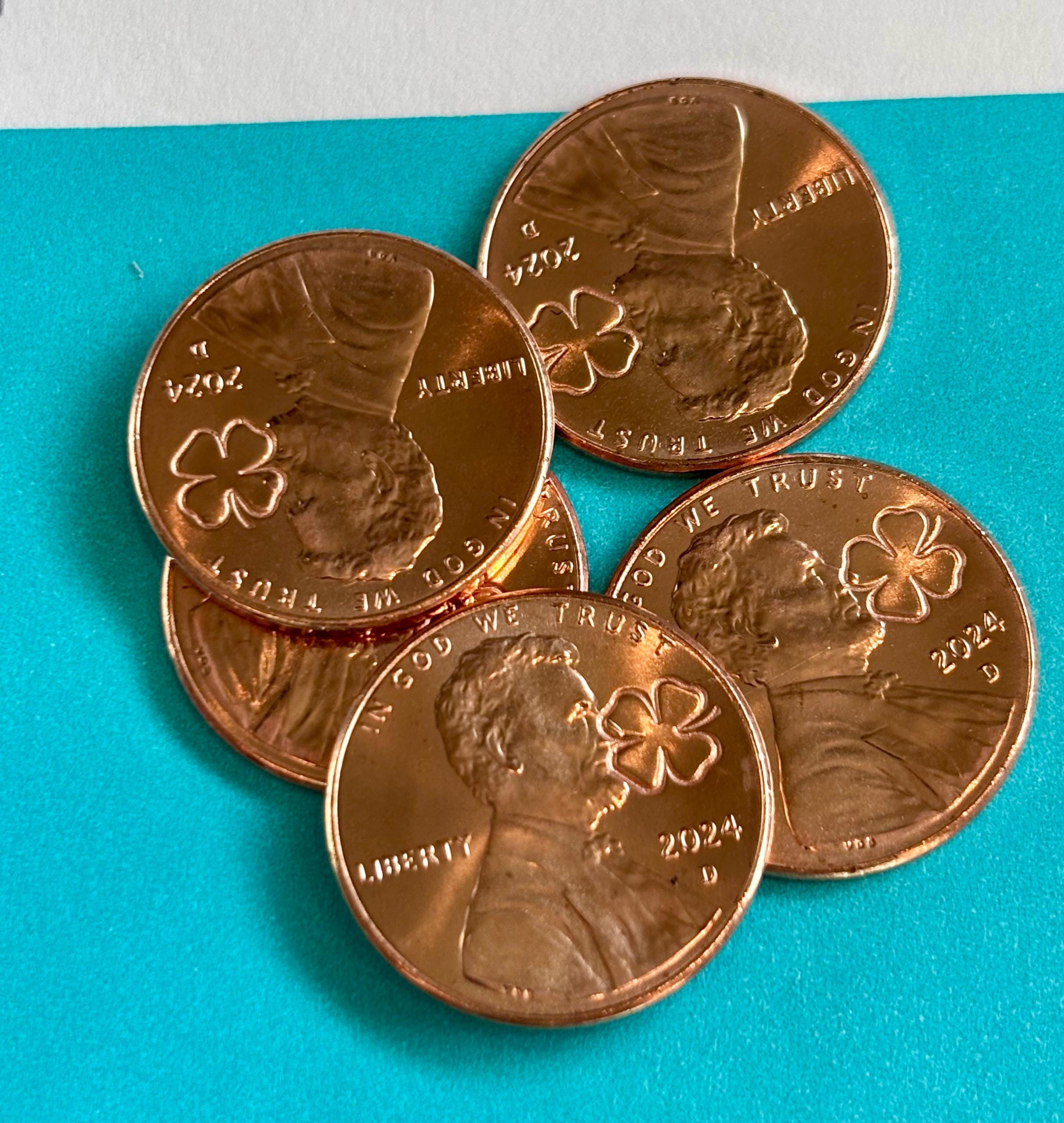 2025 Clover Lucky Penny - Punched and With Jump Ring Available - New ...