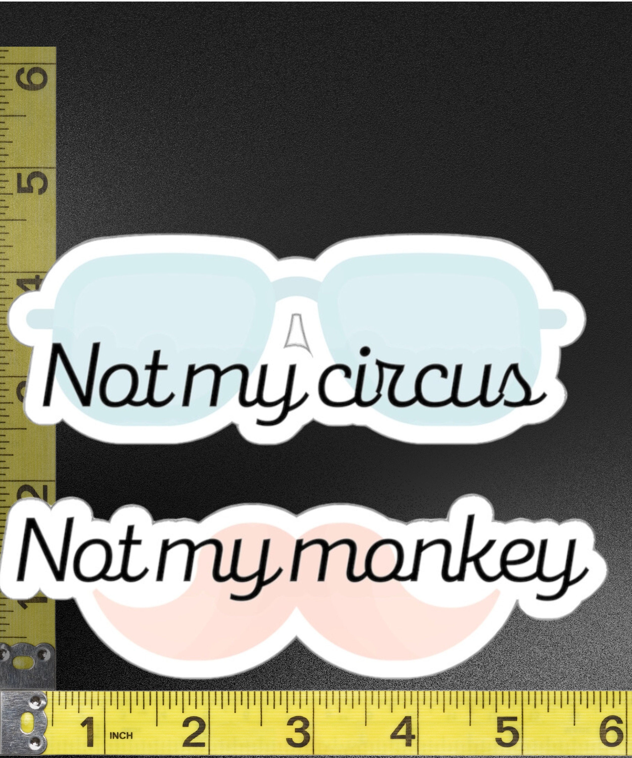 Mental Health Sticker, Mental Health Awareness, Not My Circus Not My ...