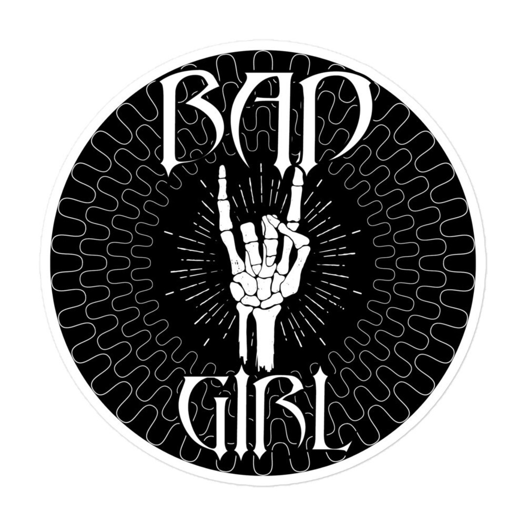 Skeleton Hand Sticker, Metal Head Sticker, Bubble-free Stickers - Etsy