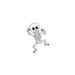 Funny Angry Skeleton Sticker, Bubble-free Stickers - Etsy