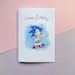 Sonic Birthday Card - Etsy