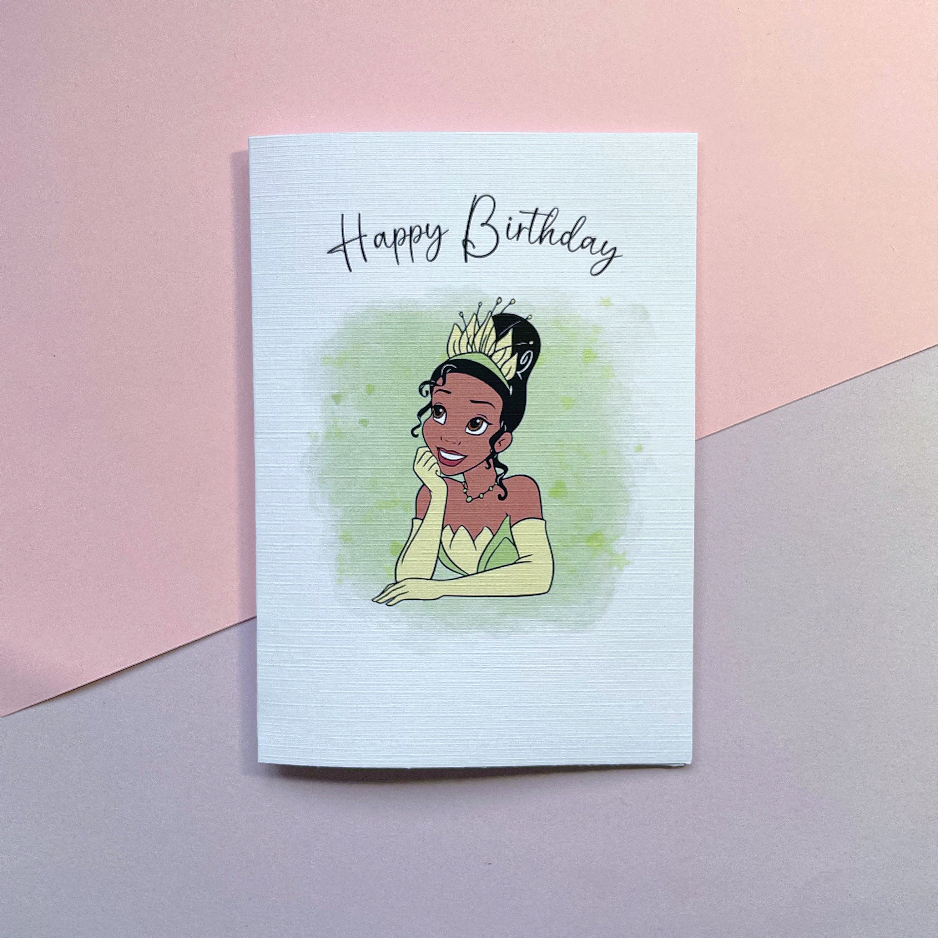 Princess Tiana Happy Birthday Card 18" The Princess & The Frog Happy