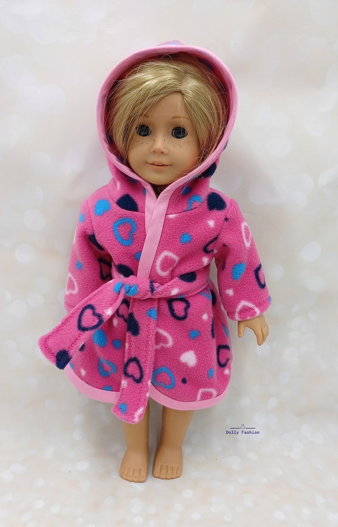 Hooded Snuggly Robe Fits Our Generation American Girl Doll ...