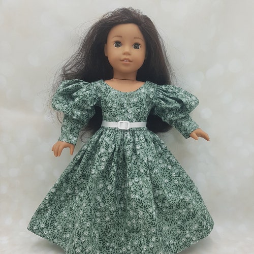 Regency Dress Fits 18 Inch Dolls Historical Clothing Doll Etsy