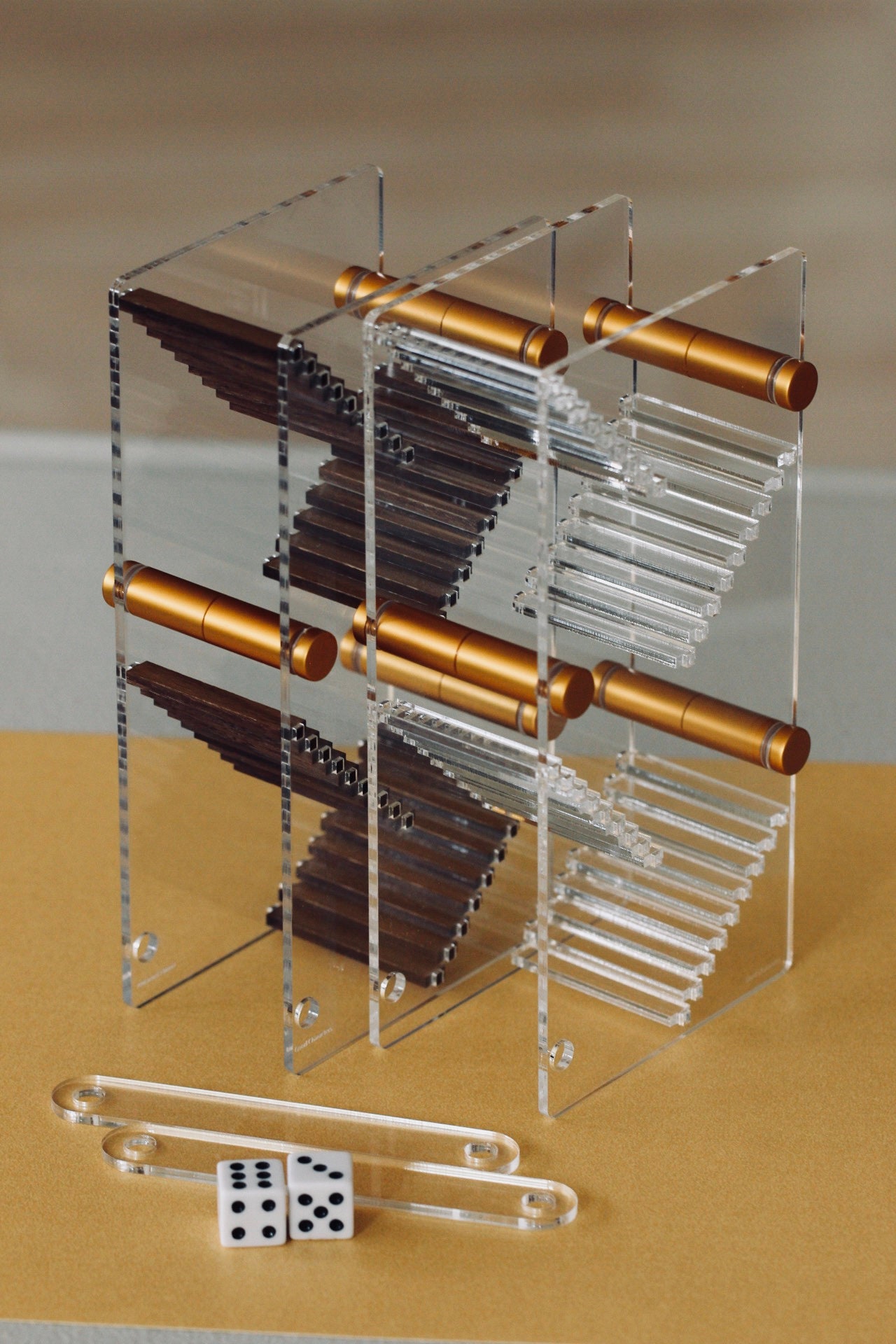 Dicesion™ Clear or American Walnut Dice Tower | Etsy