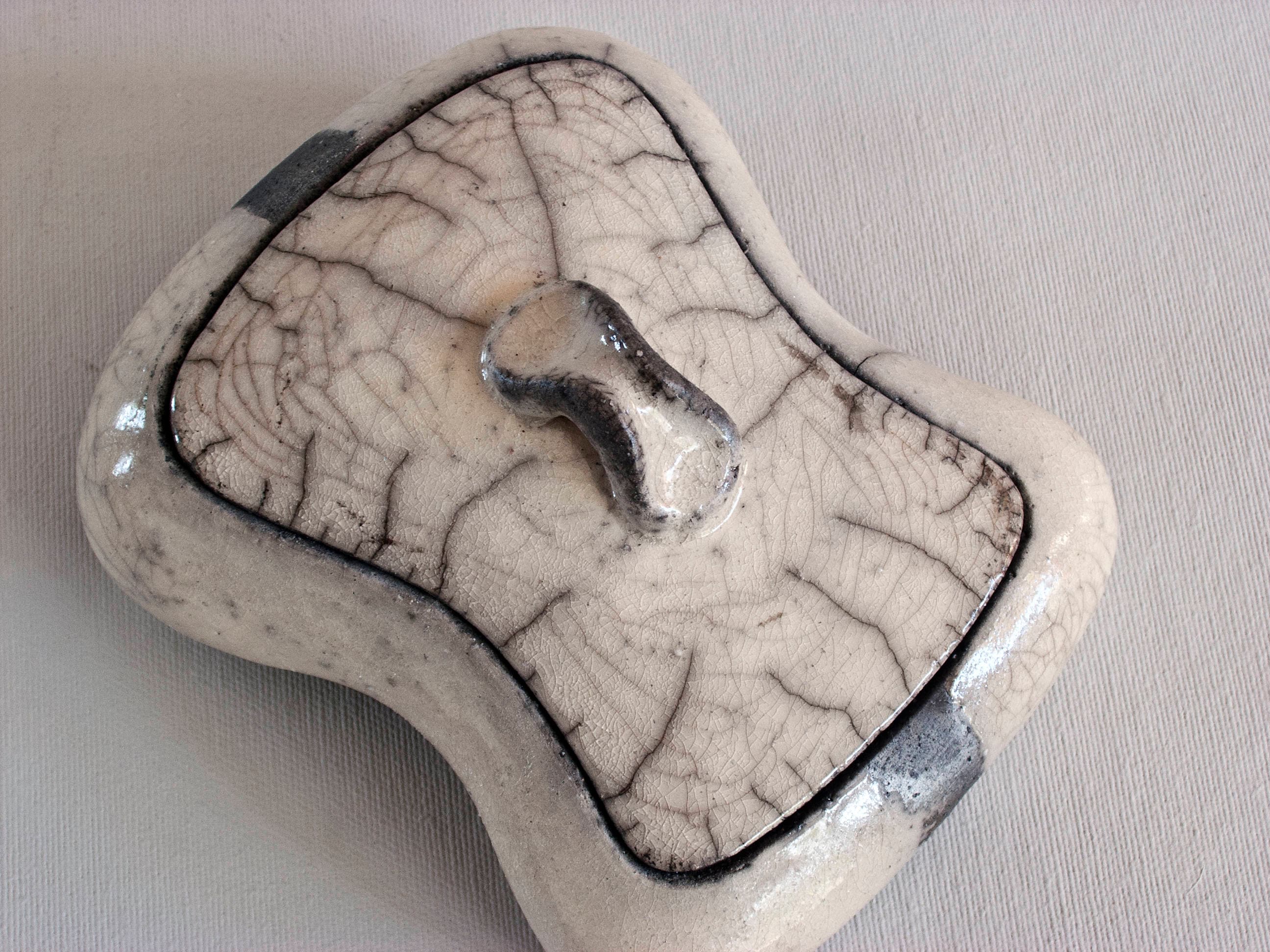 Ceramic Jewelry Box Raku Fired Unique Handmade Lidded Box - Etsy