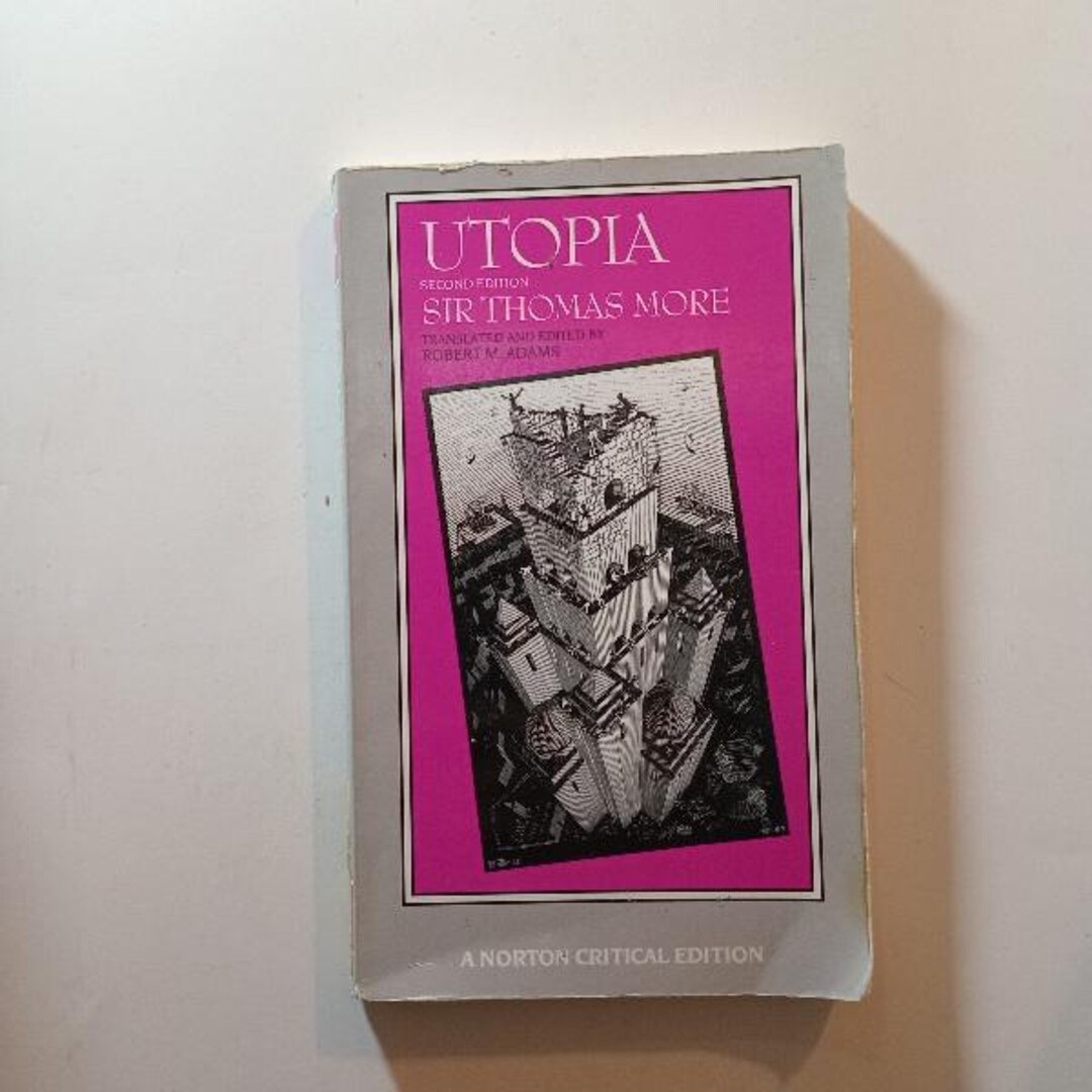A Vintage 1990 Book: UTOPIA (second Edition) by Sir Thomas More (A ...