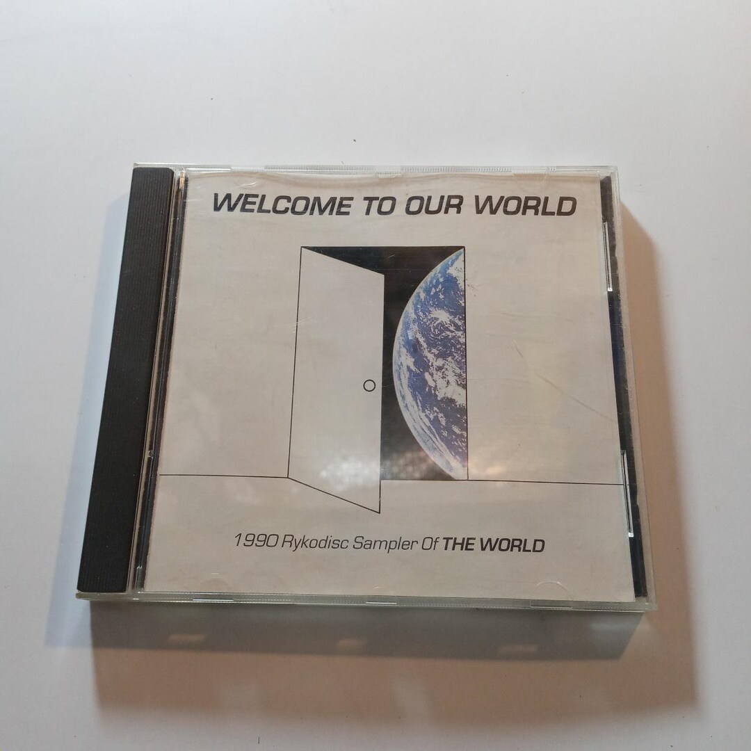 A Vintage 1990 Audio CD: WELCOME to Our WORLD (1990 Rykodisc Sampler of ...
