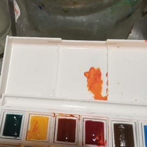 A Mixed Media Painting Study (painting Practice/watercolor and Ink ...