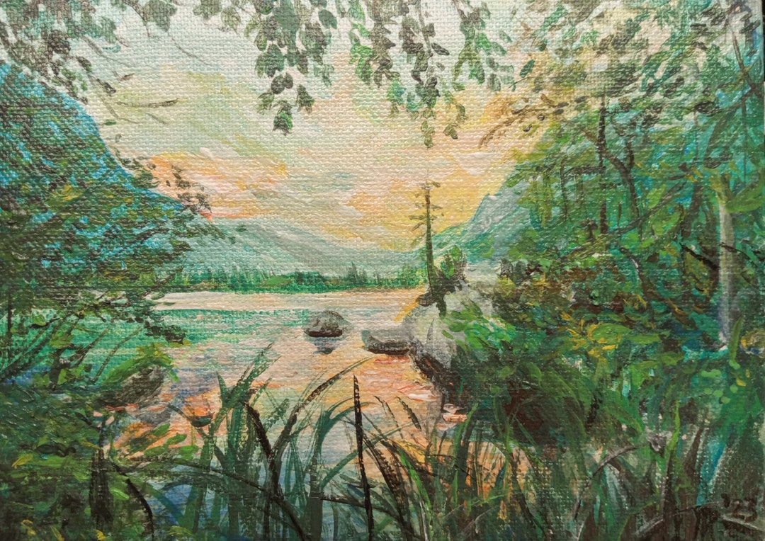 A Quick Painting painting Practice/modern/acrylic - Etsy