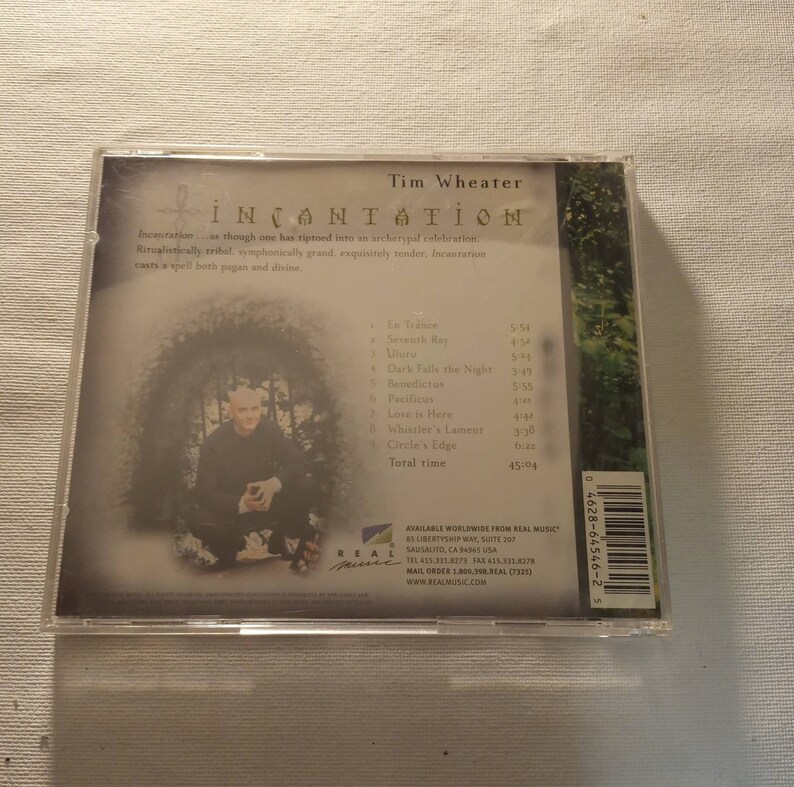 A Vintage 1990 CD: Tim Wheater Incantation winner Best New Age Album ...