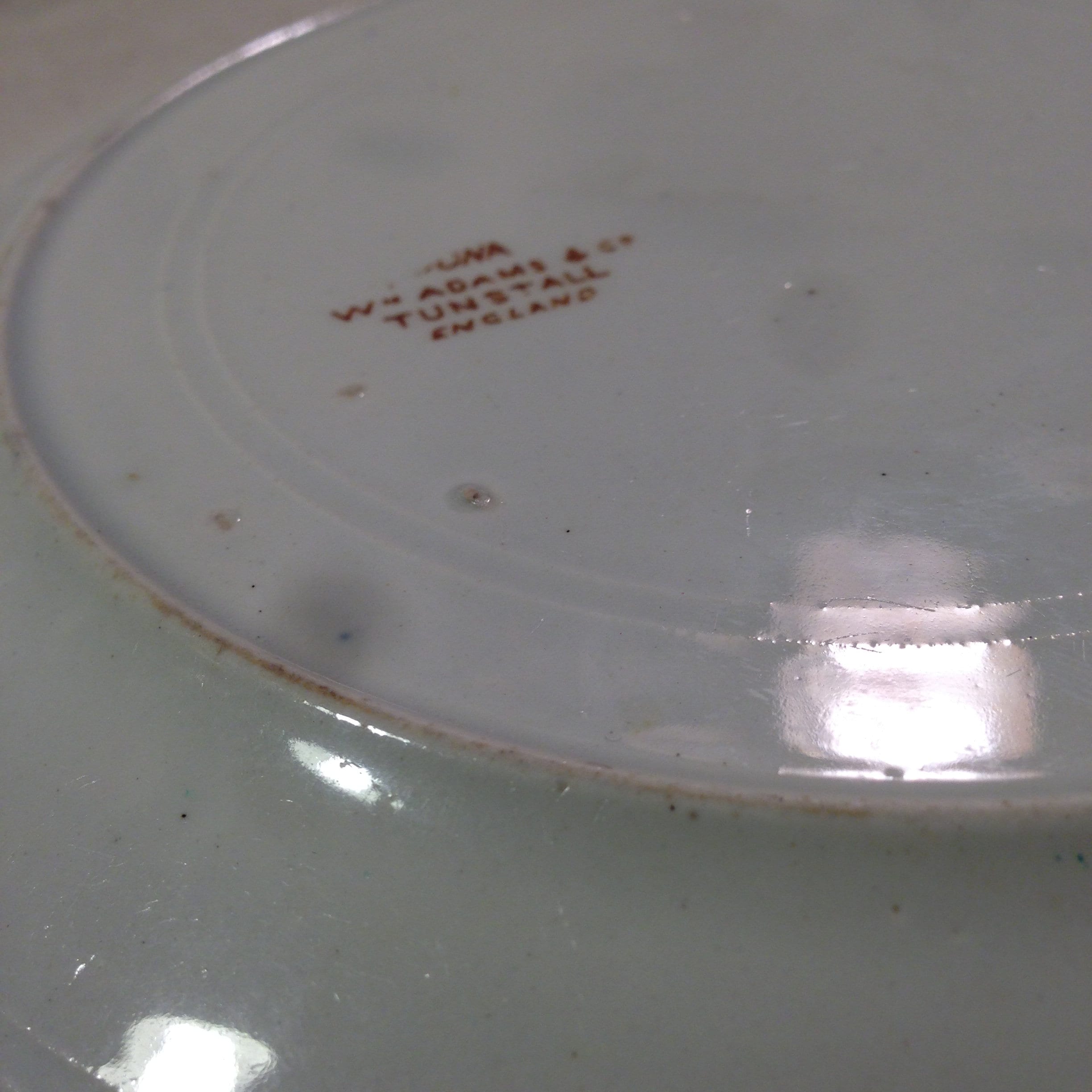 A Rare William Adams & Co. Antique Plateantique Plateantique - Etsy UK