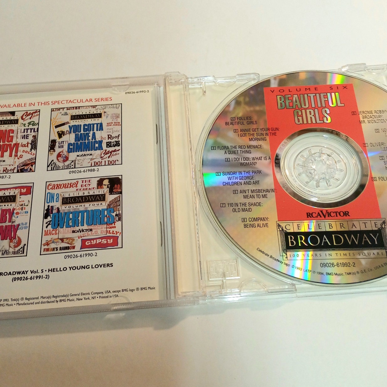 A 90s Music Cd/audio CD: Celebrate Broadway, Vol. 6, Beautiful Girls ...